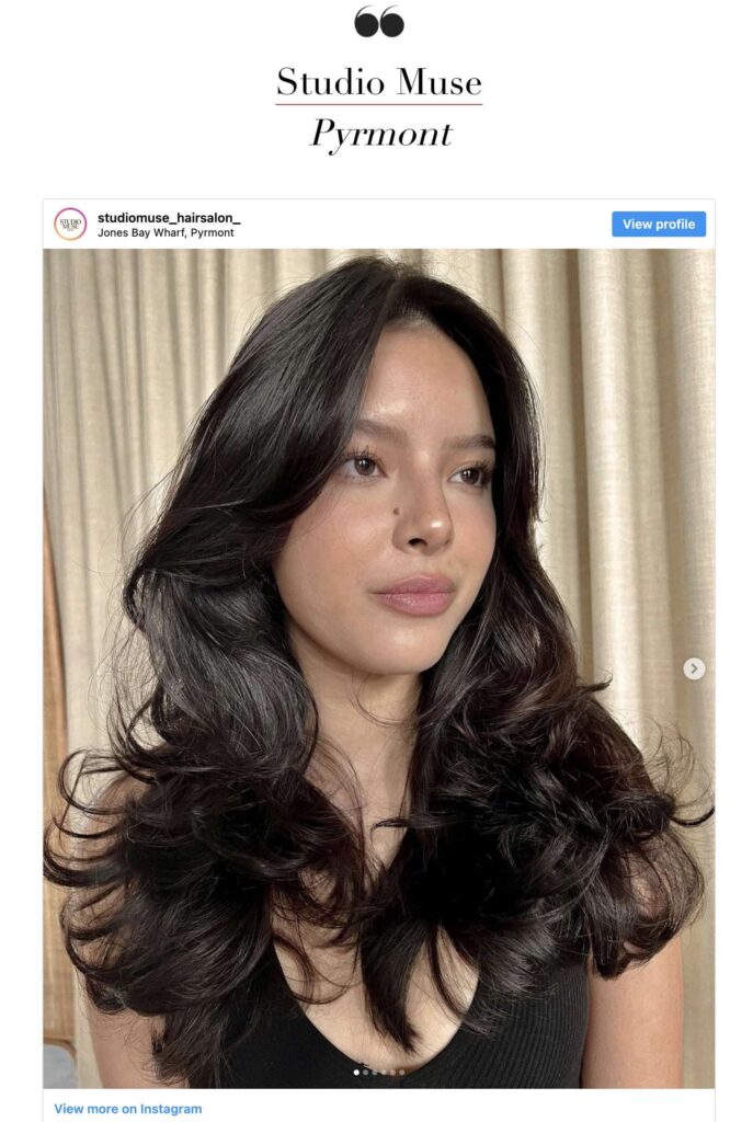 About our Hair Salon | Studio Muse - Pyrmont